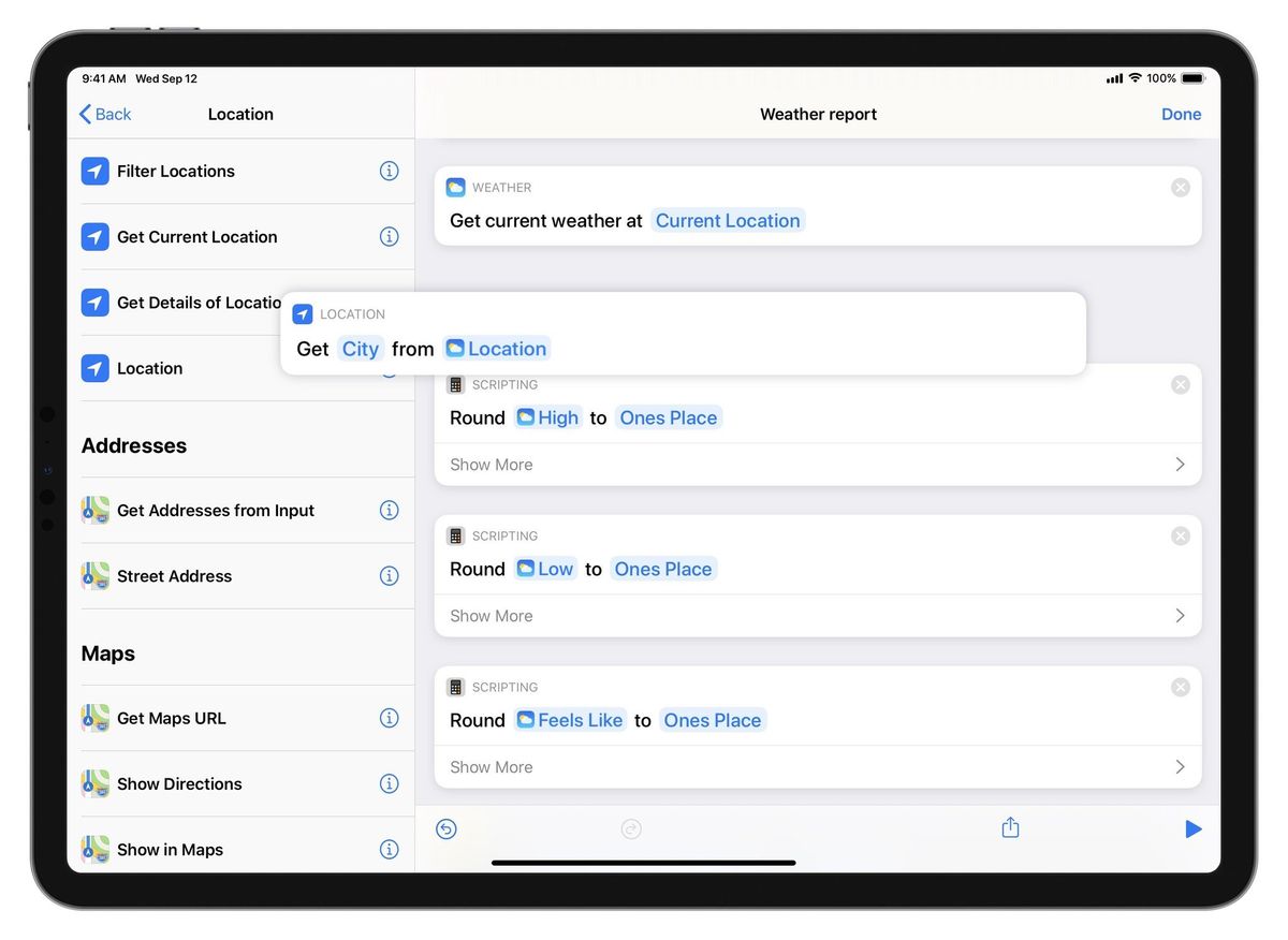 All the iPad keyboard shortcuts for building Siri Shortcuts | iMore