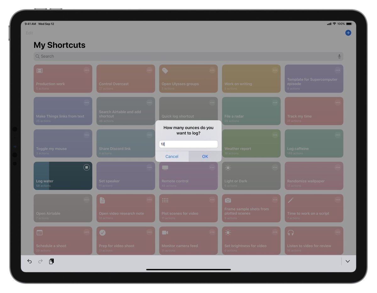 All the iPad keyboard shortcuts for building Siri Shortcuts | iMore